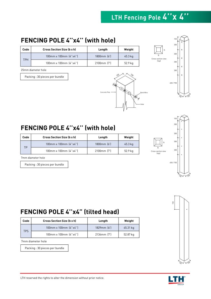 Concrete Pole - LTH Group Holdings Sdn Bhd