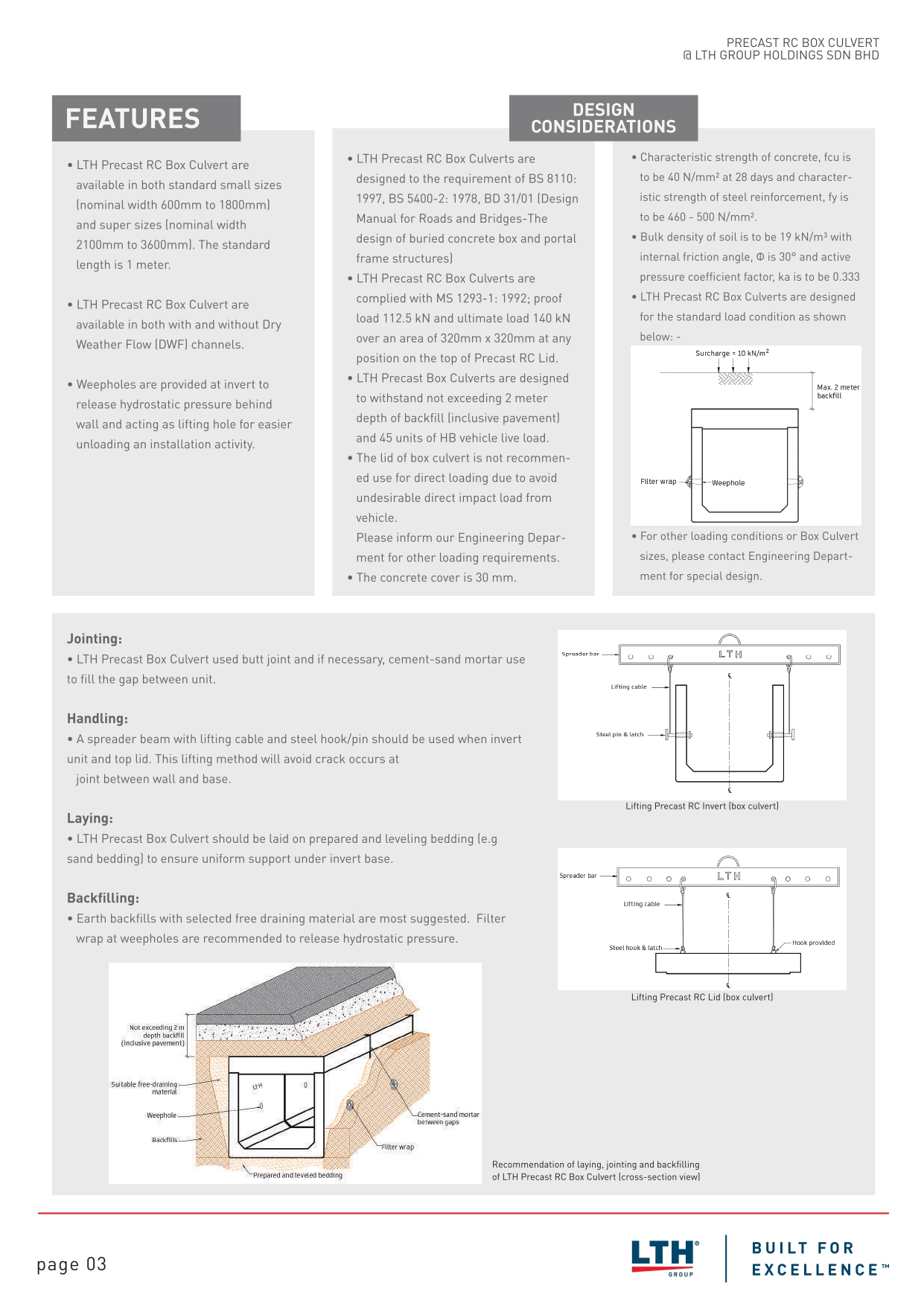 RC Box Culvert / U-Drain - LTH Group Holdings Sdn Bhd