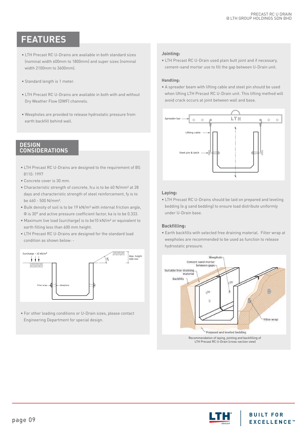 RC Box Culvert & U-Drain - LTH Group Holdings Sdn Bhd